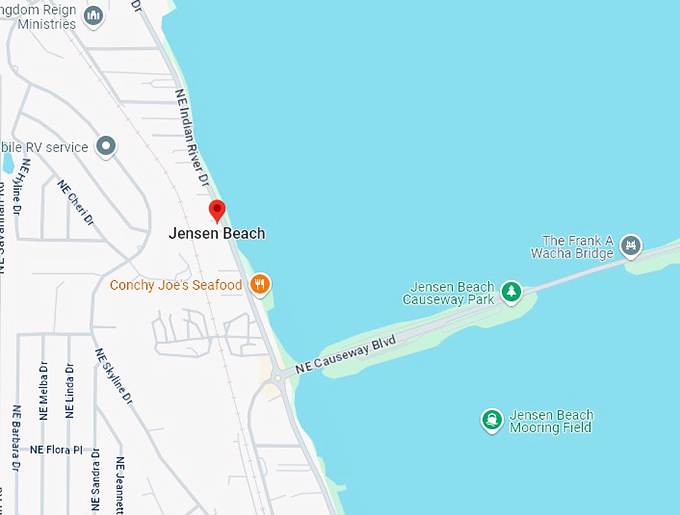 16. jensen beach map
