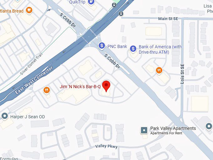 16. jim 'n nick's bar b q map