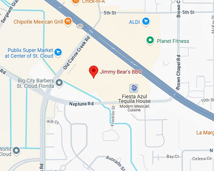 16. jimmy bear's bbq map