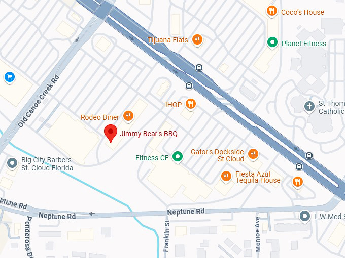 16. jimmy bear's bbq map