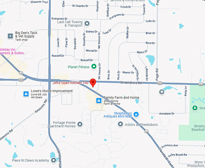 16. jim's open kitchen too map