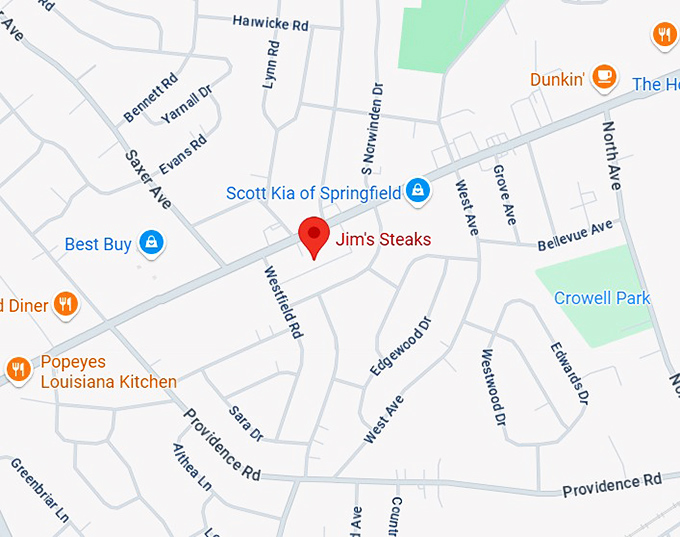 16. jim's steaks map