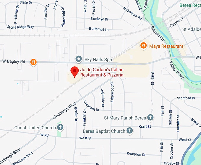 16. jojo carloni&rsquo;s italian restaurant map