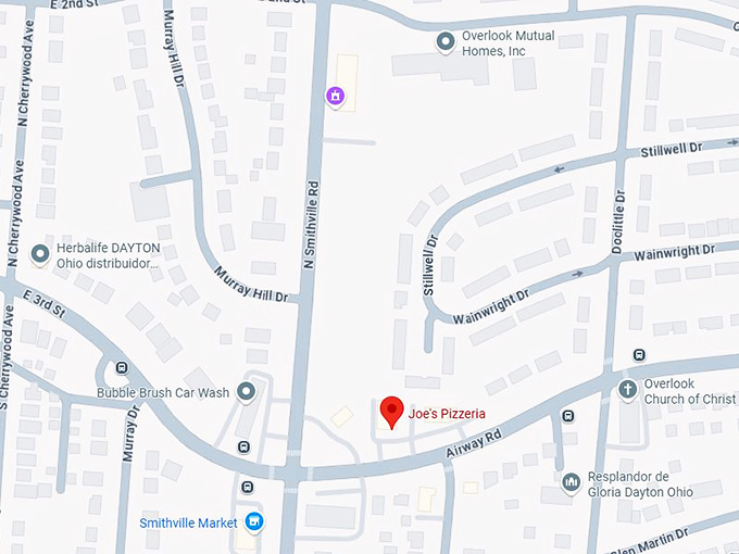 16. joe's pizzeria map1