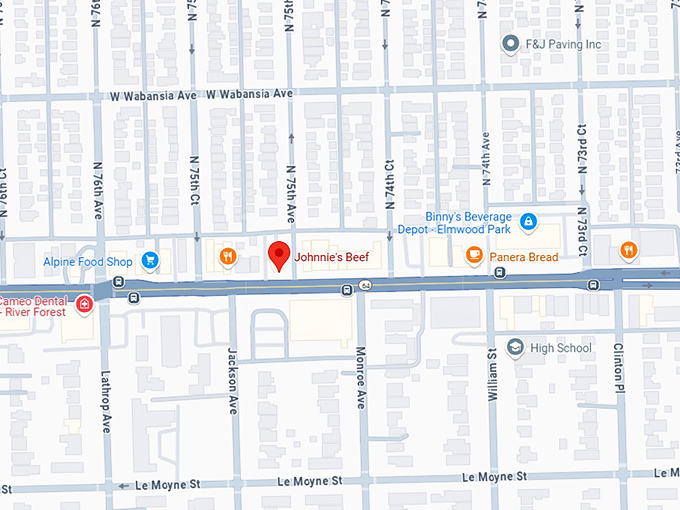 16. johnnie's beef map
