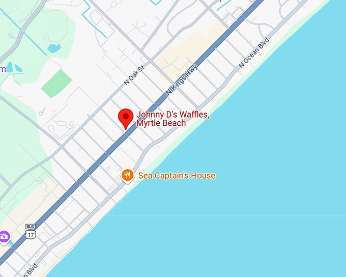 16. johnny d's waffles map