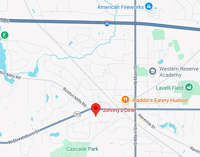 16. johnny's diner map