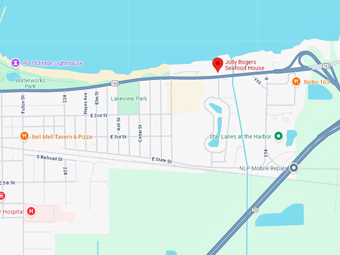 jolly roger seafood map