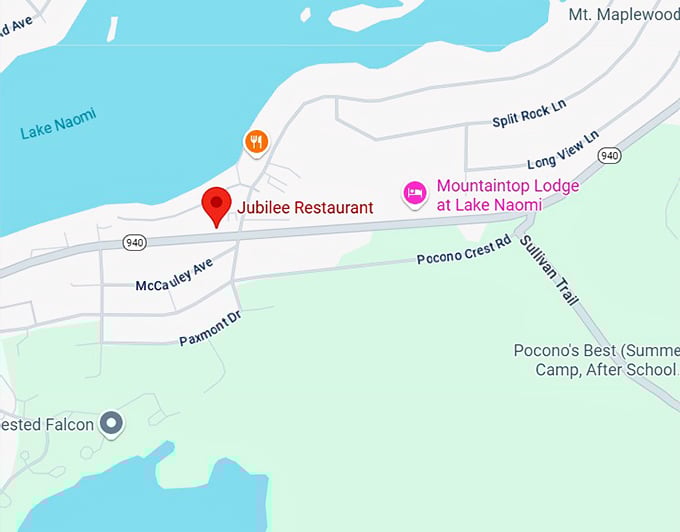 16. jubilee restaurant map
