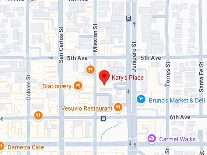 16. katy's place map