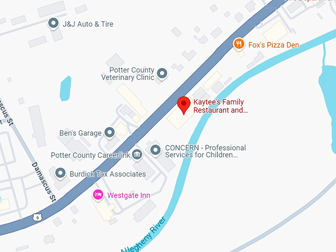 16. kaytee's family restaurant and marketplace map