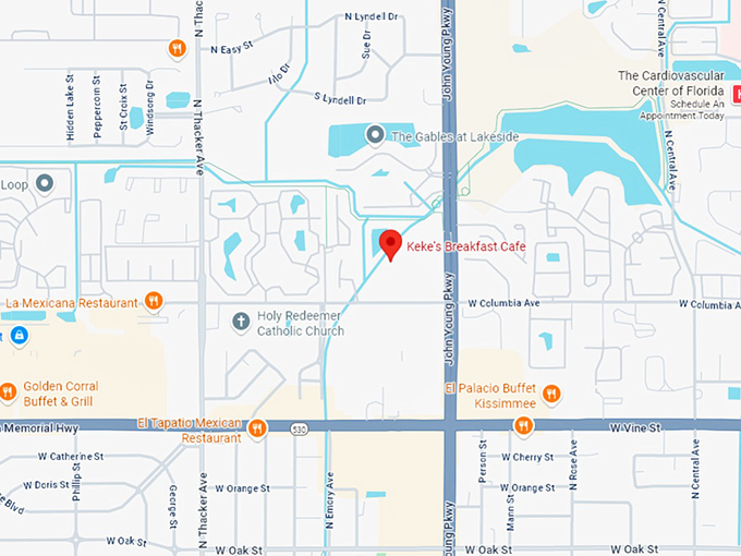 16. keke's breakfast cafe map