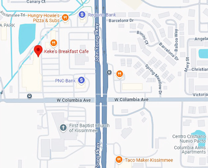 16. keke's breakfast cafe map