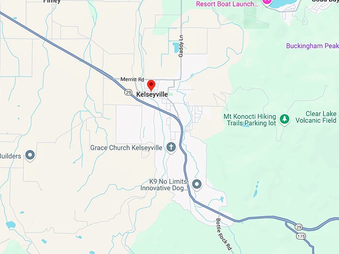 16. kelseyville ca map