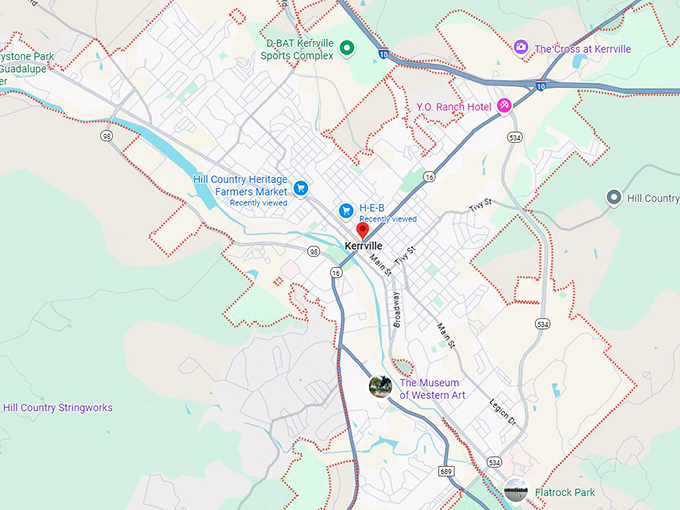 16. kerrville tx map