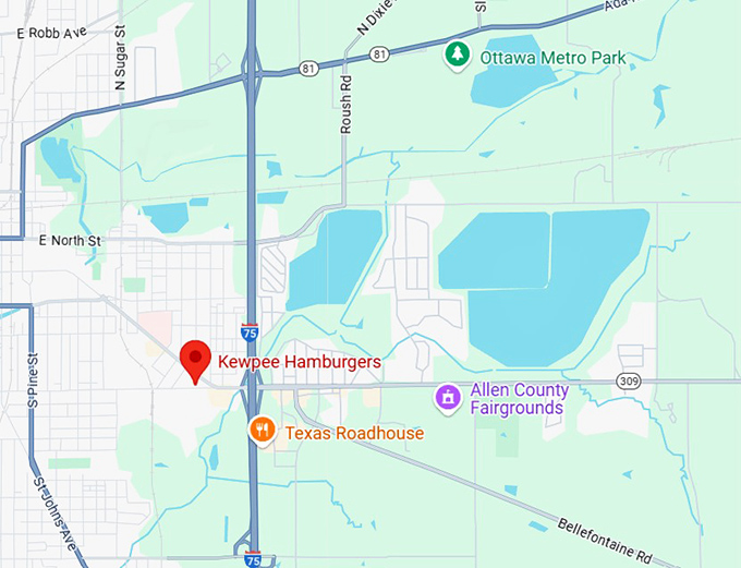 16. kewpee hamburgers map