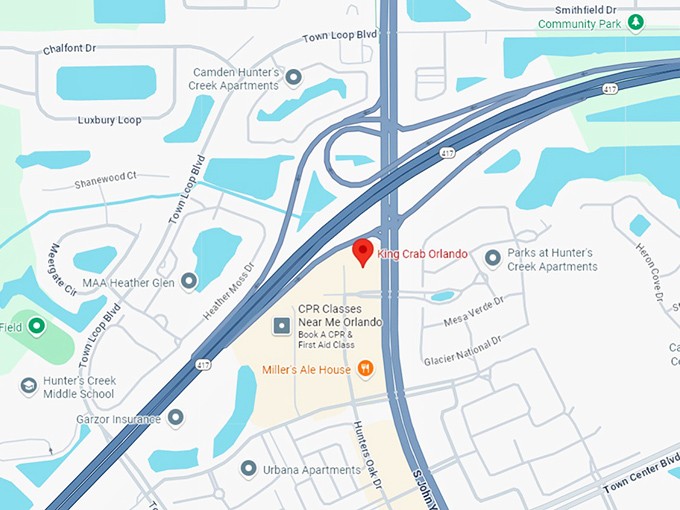 16. king crab orlando map