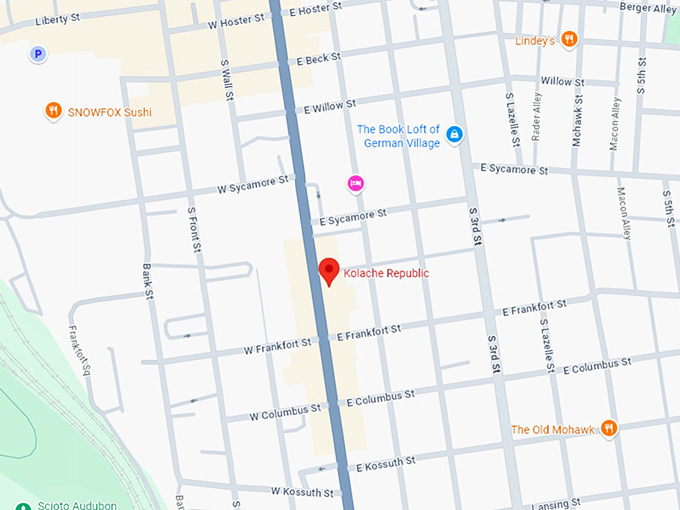 16. kolache republic map