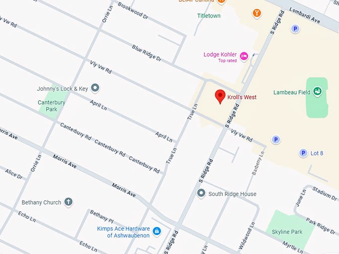 16. kroll&rsquo;s west map