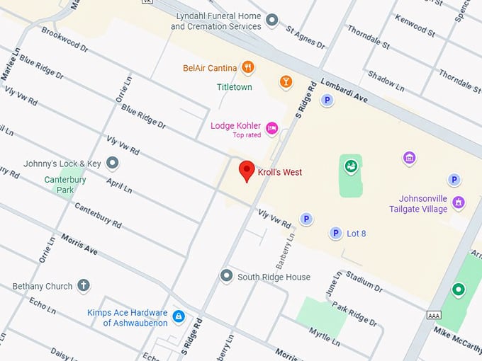 16. kroll's west map