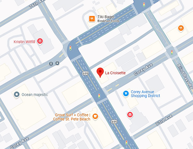 16. la croisette map