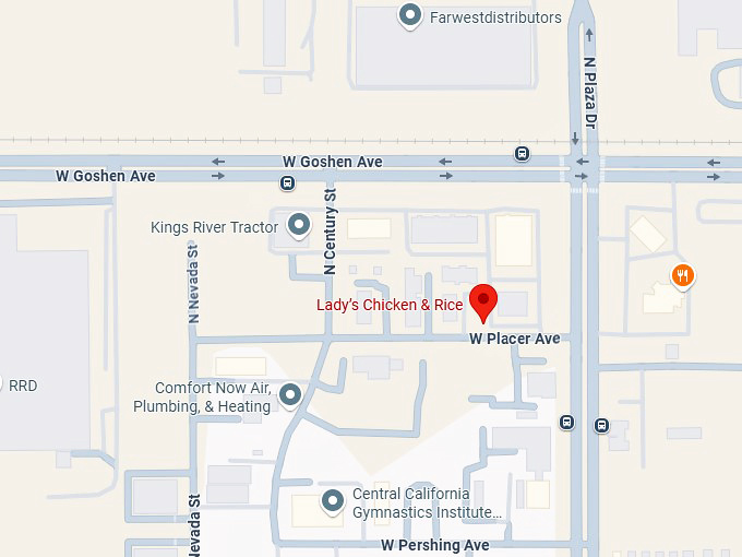 16. lady&rsquo;s chicken & rice map