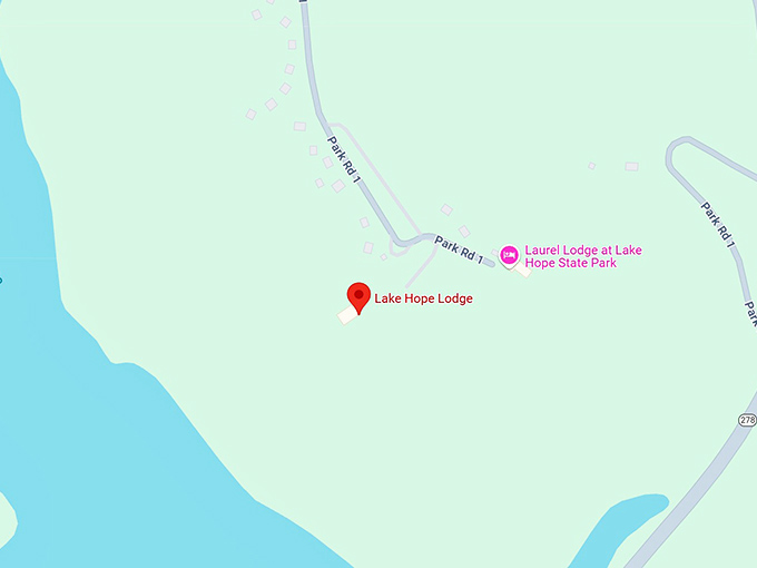 16. lake hope lodge map