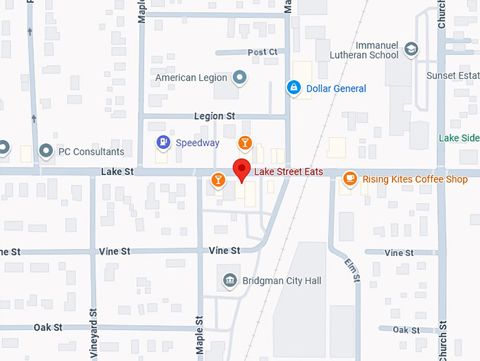 16. lake street eats map
