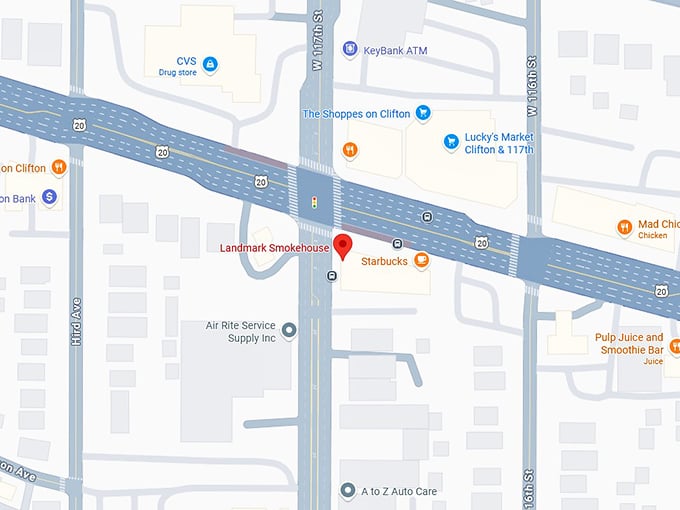 16. landmark smokehouse map