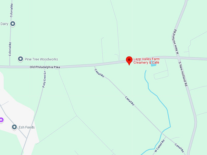 16. lapp valley farm creamery & cafe map