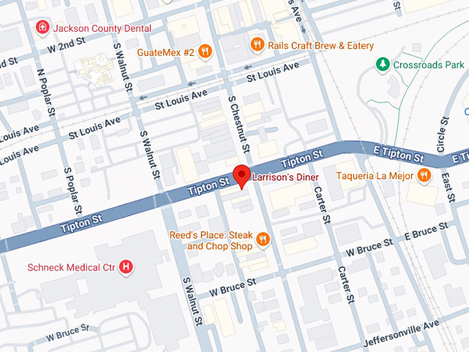 larrison's diner map