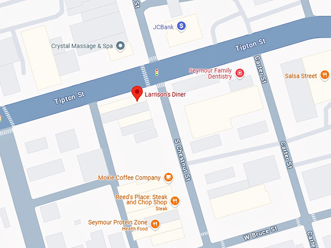 16. larrison's diner map