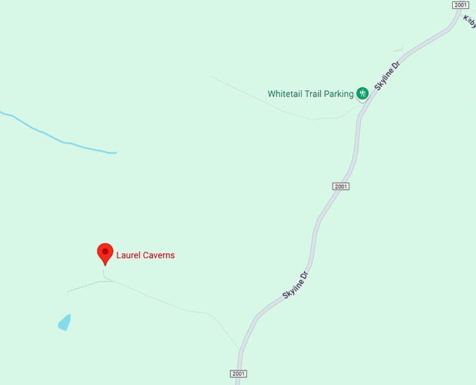 16. laurel caverns map