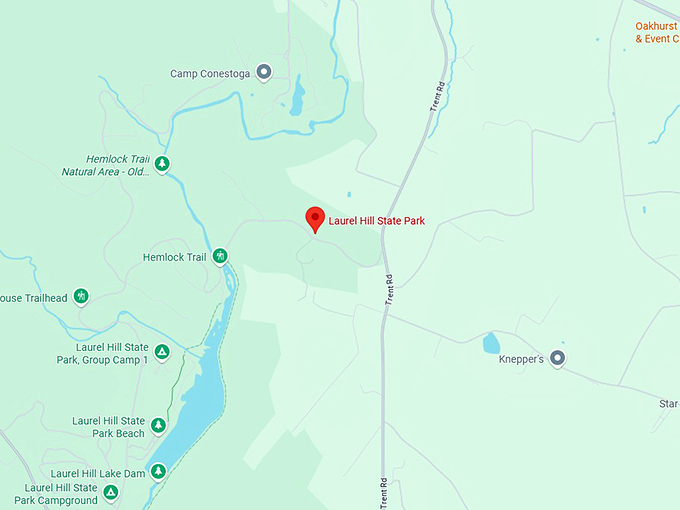 16. laurel hill state park map