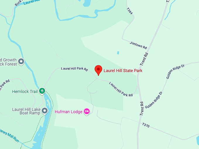 16. laurel hill state park map