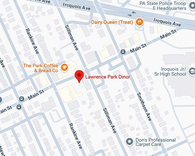 16. lawrence park dinor map