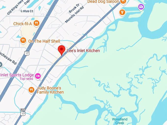 16. lee's inlet kitchen map