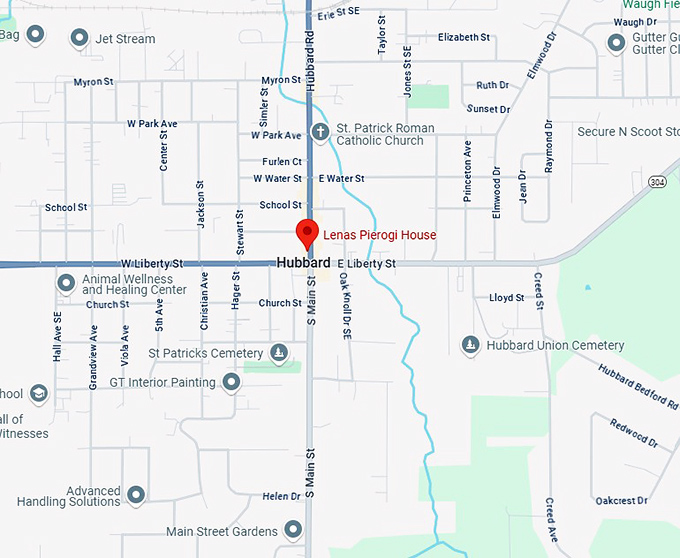 16. lenas pierogi house map