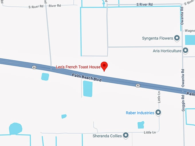 16. leo's french toast house map