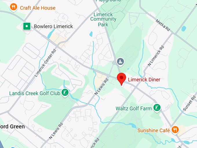 16. limerick diner map