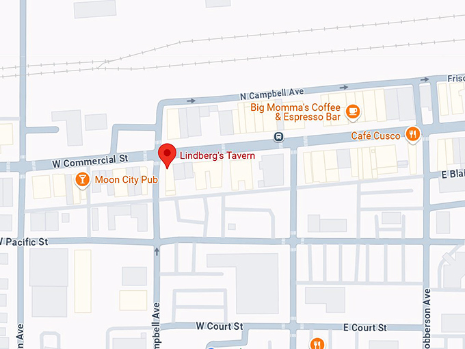 16. lindberg's tavern map