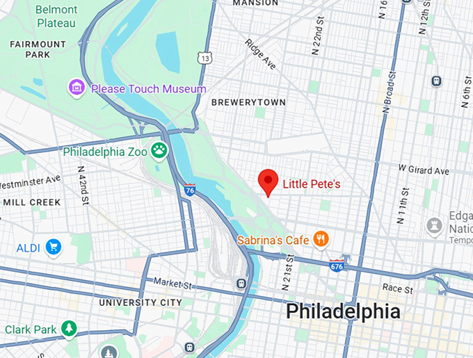 16. little pete&rsquo;s map