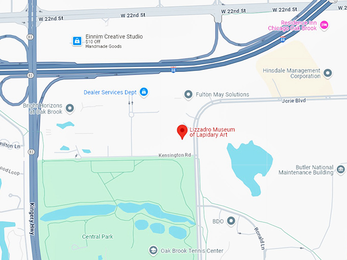 16. lizzadro museum of lapidary art map