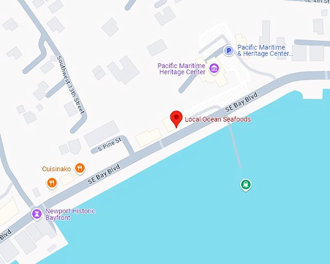 16. local ocean seafoods map