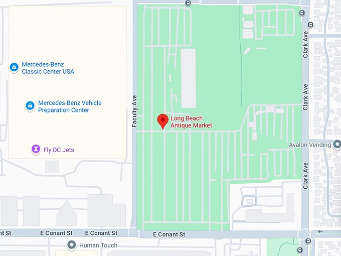 16. long beach antique market map