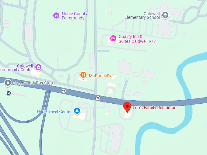 16. lori's family restaurant llc map