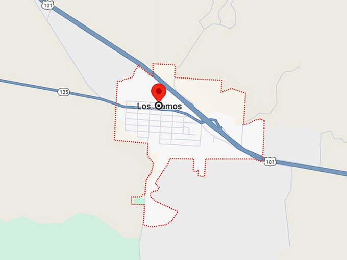 16. los alamos, ca map