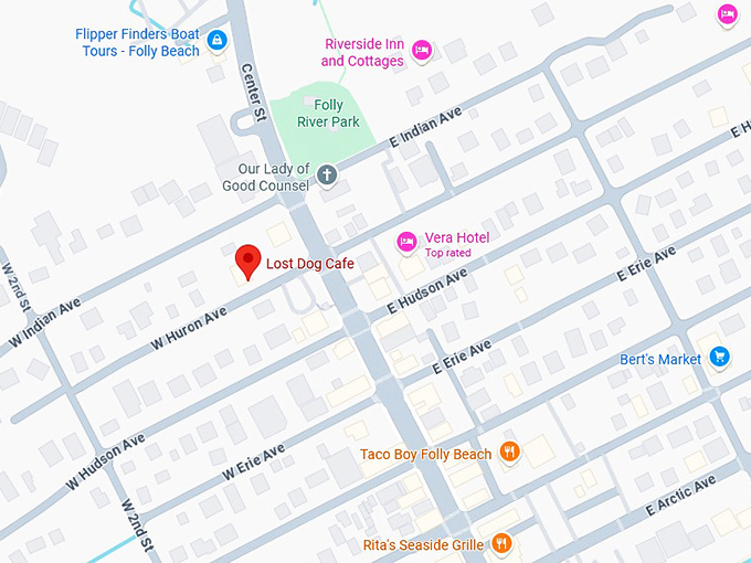 16. lost dog cafe map