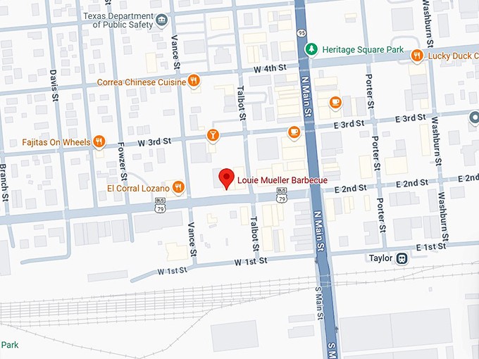 16. louie mueller barbecue map