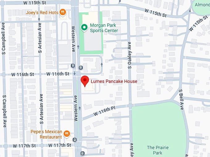 16. lumes pancake house map
